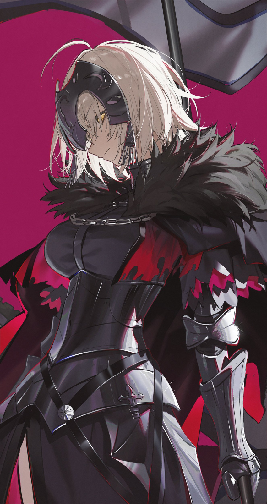 Safebooru - 1girl absurdres ahoge armor armored dress artoria pendragon (fate) black dress ...