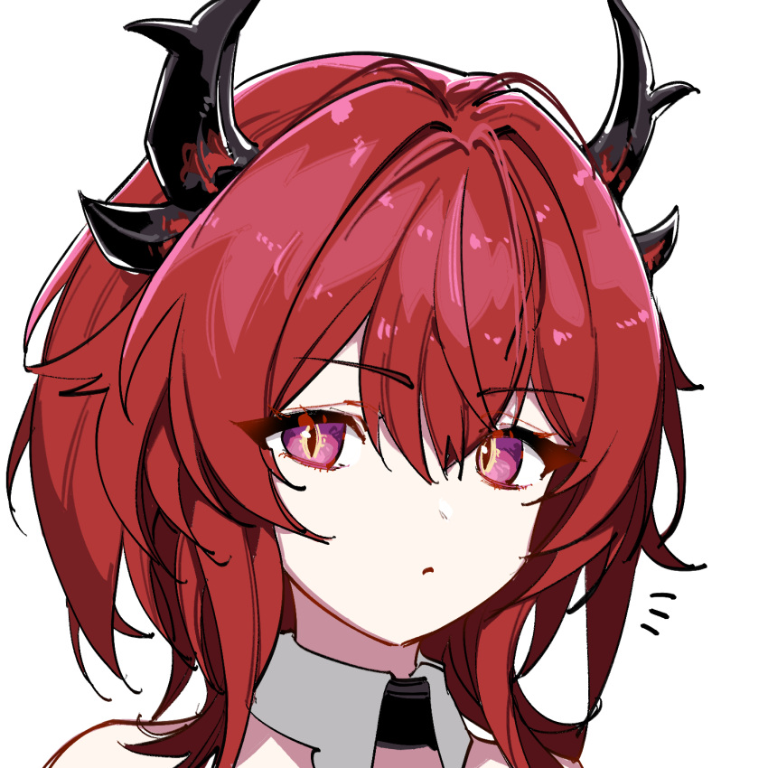 Safebooru - 1girl arknights arknights: endfield black horns close-up ...