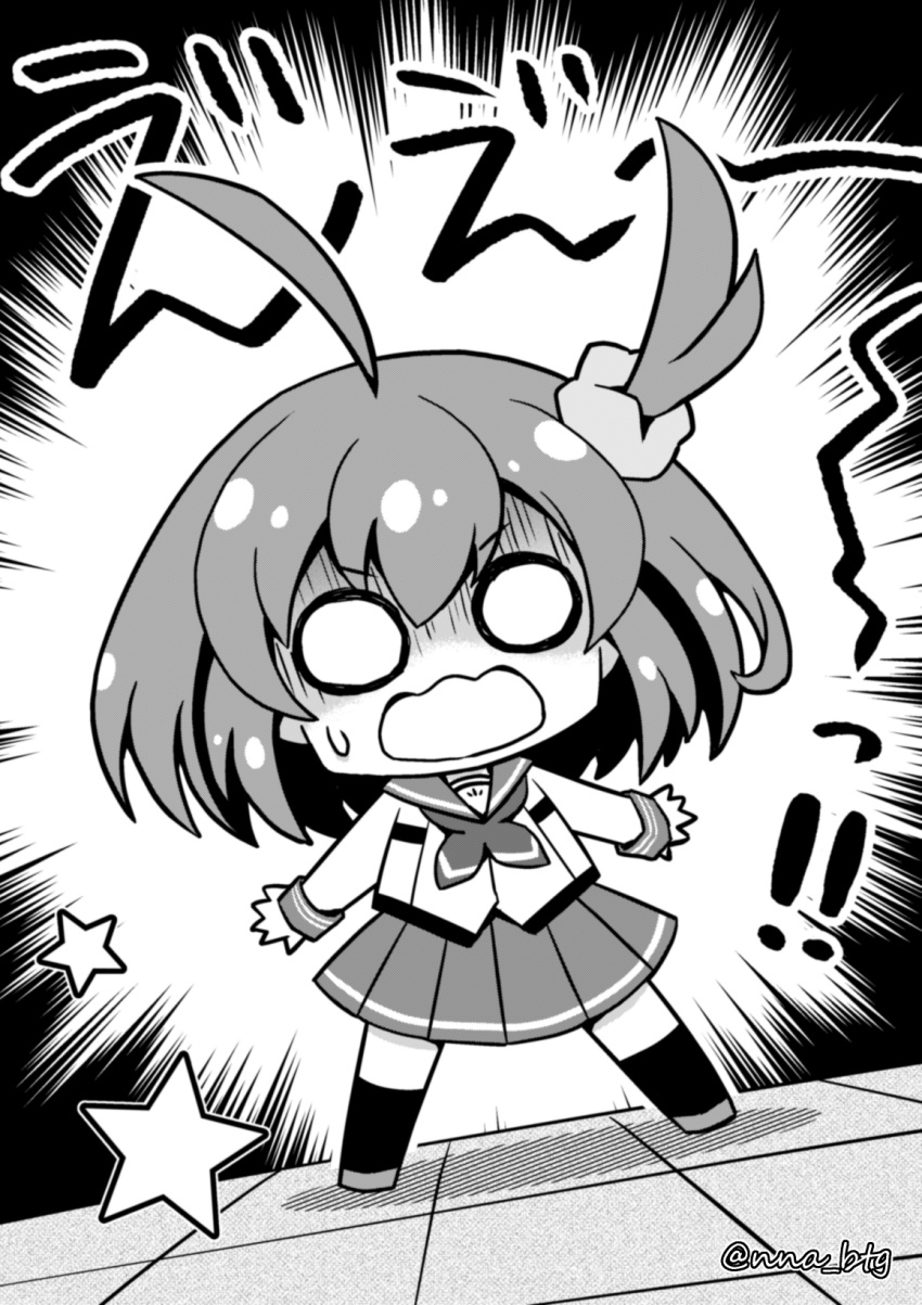 Safebooru - 1girl ahoge battle girl high school blank eyes chibi chibi ...