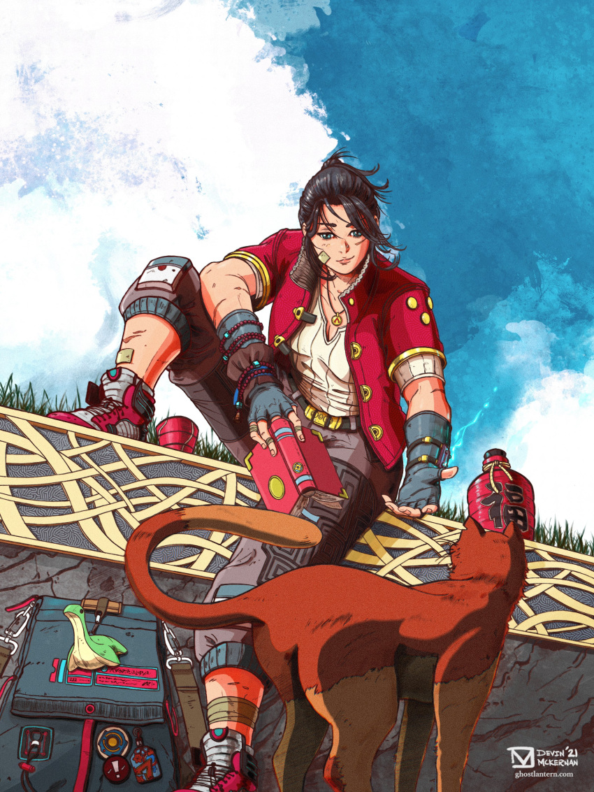 Safebooru - 1girl absurdres alternate costume apex legends artist name backpack backpack removed ...