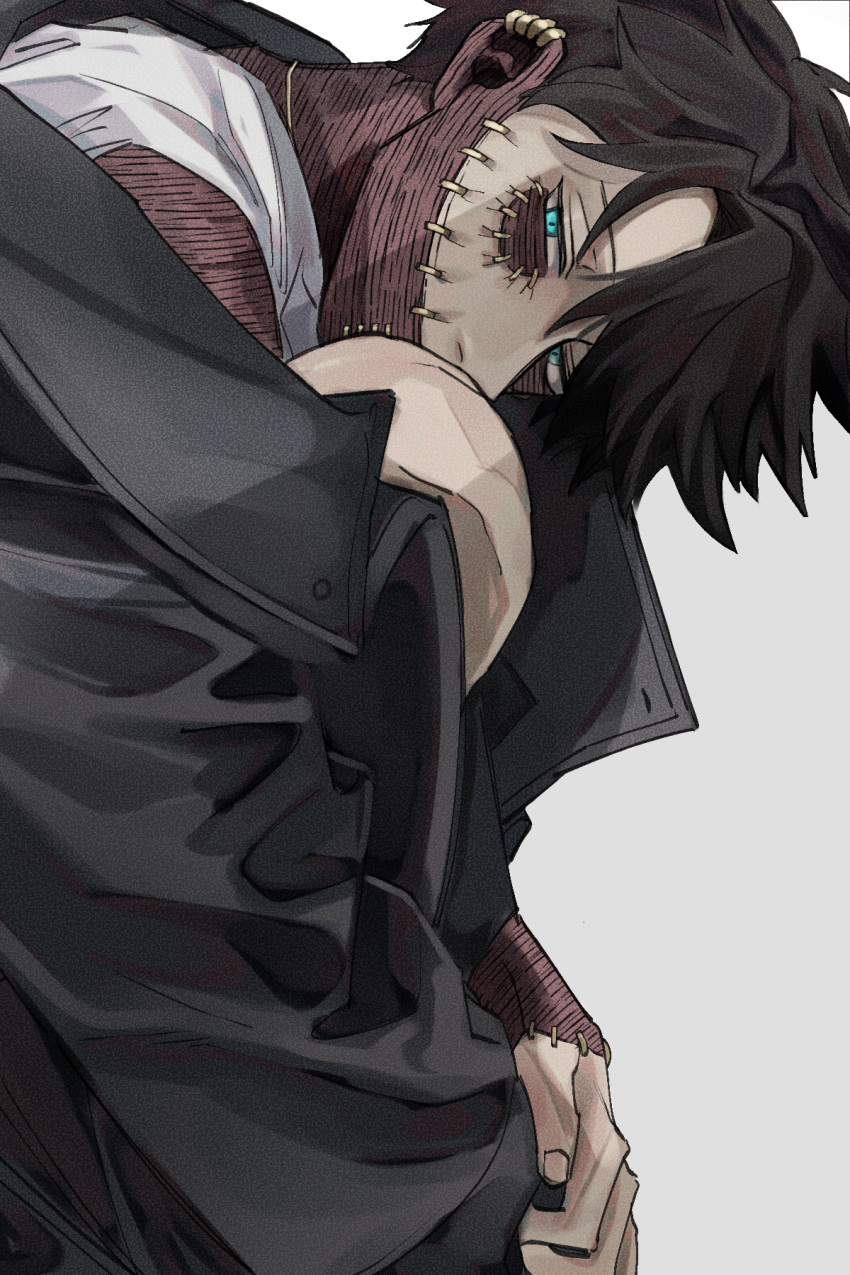 Safebooru - bell mha black hair black jacket blue eyes boku no hero ...