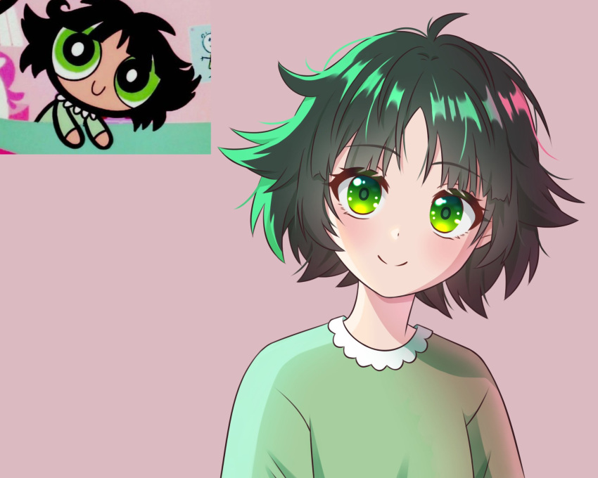 Safebooru - 1girl black hair blush buttercup (ppg) buttercup redraw ...