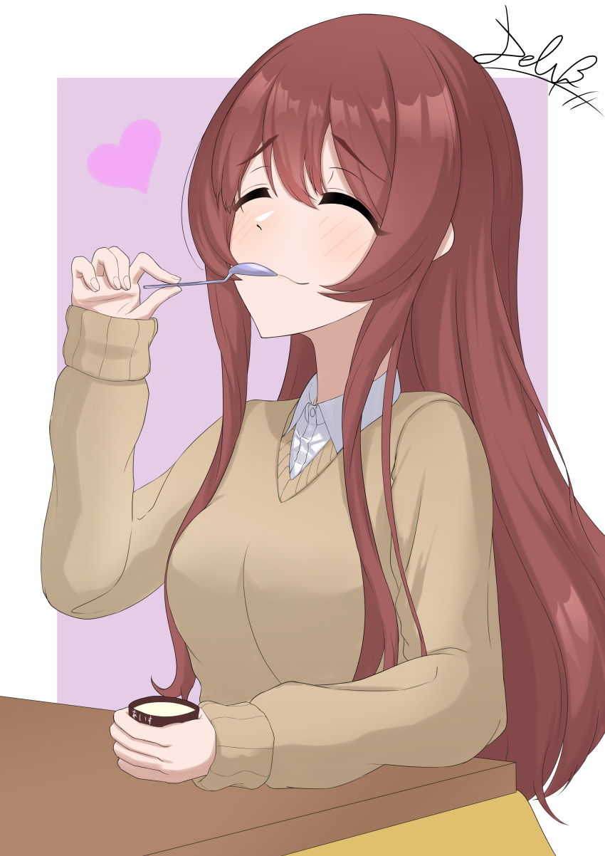 Safebooru - 1girl absurdres arms at sides artist name bangs black ...