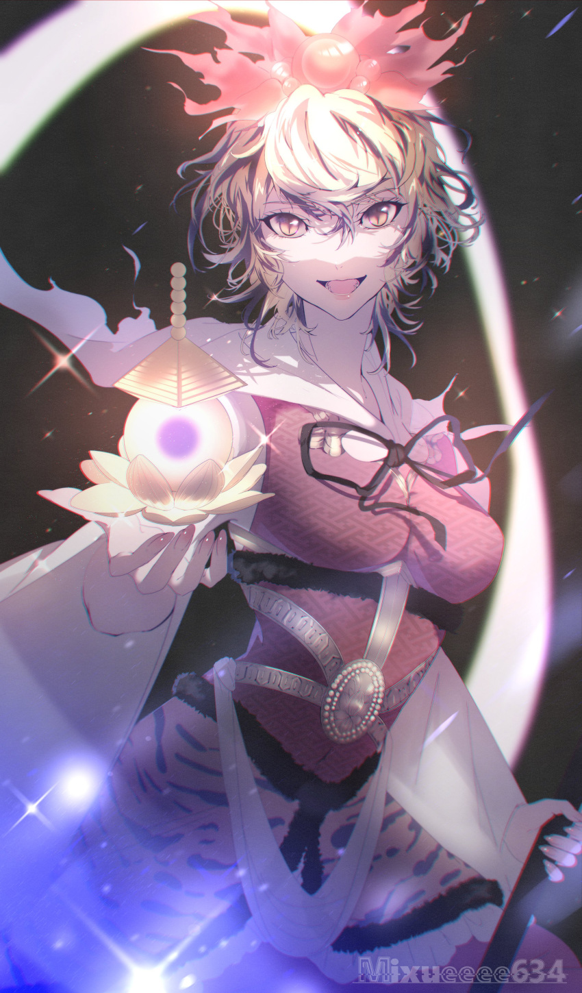 Safebooru - 1girl absurdres animal print bishamonten's pagoda bishamonten's spear black hair ...