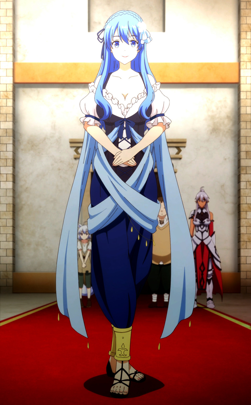 Safebooru - 1girl absurdres aisha udgard breasts dress genjitsu shugi ...