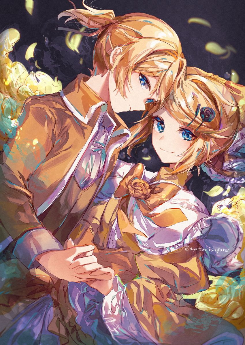 Safebooru - 1boy 1girl absurdres aku no meshitsukai (vocaloid) aku no musume (vocaloid) allen ...