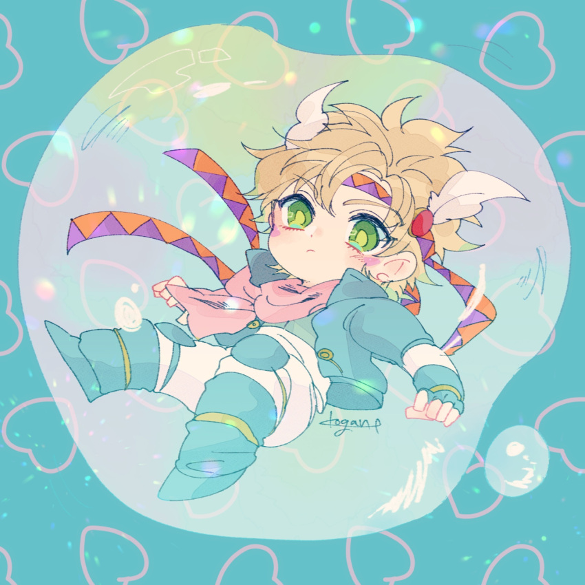 Safebooru - 1boy battle tendency blonde hair blue footwear blue jacket ...