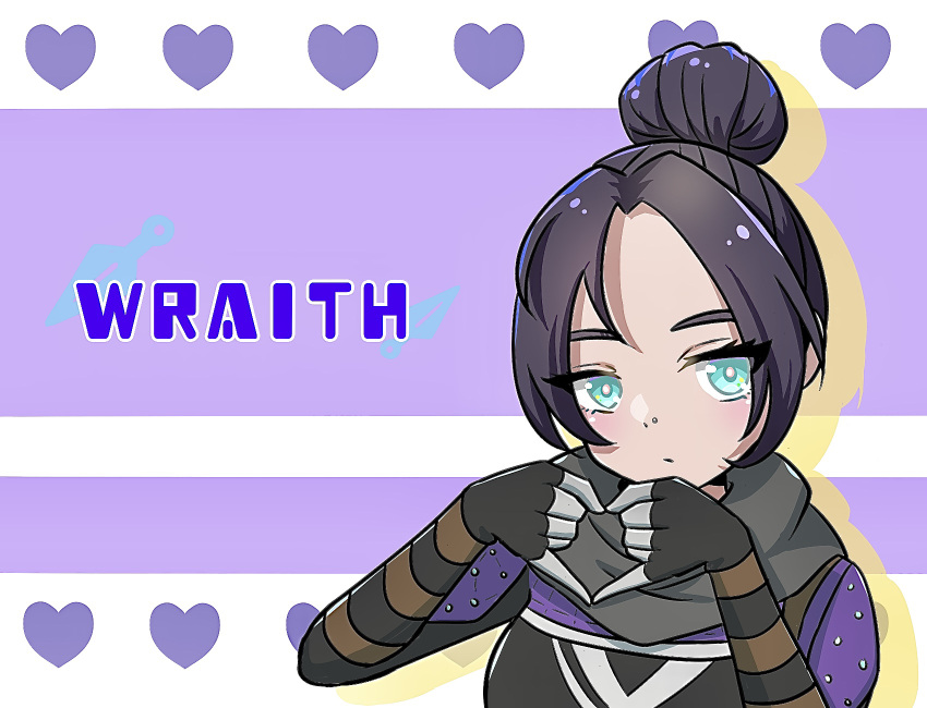 Safebooru - 1girl apex legends bangs black bodysuit black gloves black scarf blue eyes blush ...