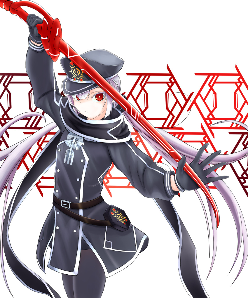 Safebooru - 1girl absurdres bangs black cape black headwear black jacket black scarf blush boots ...