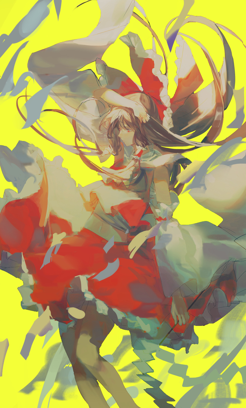 Safebooru 1girl Absurdres Arm On Head Ascot Bangs Bare Legs Bow Brown Safebooru 1girl Absurdres Arm On Head Ascot Bangs Bare Legs Bow Brown