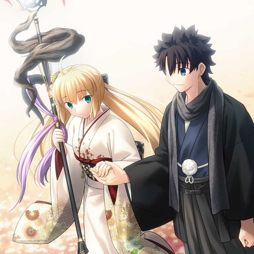 Safebooru - 1boy 1girl ahoge artoria pendragon (caster) (fate) artoria pendragon (fate) bangs ...