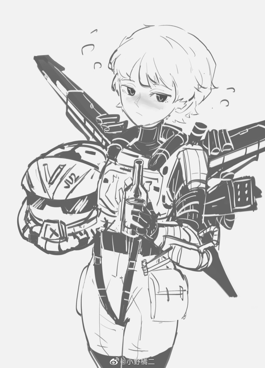 Safebooru - 1girl apex legends birthright valkyrie bodysuit boots bottle gloves grey background ...