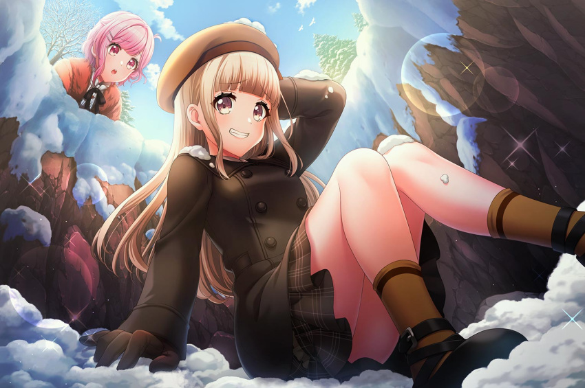 Safebooru - blush d4dj dress grey eyes grey hair long hair shiratori kurumi smile | 3830302