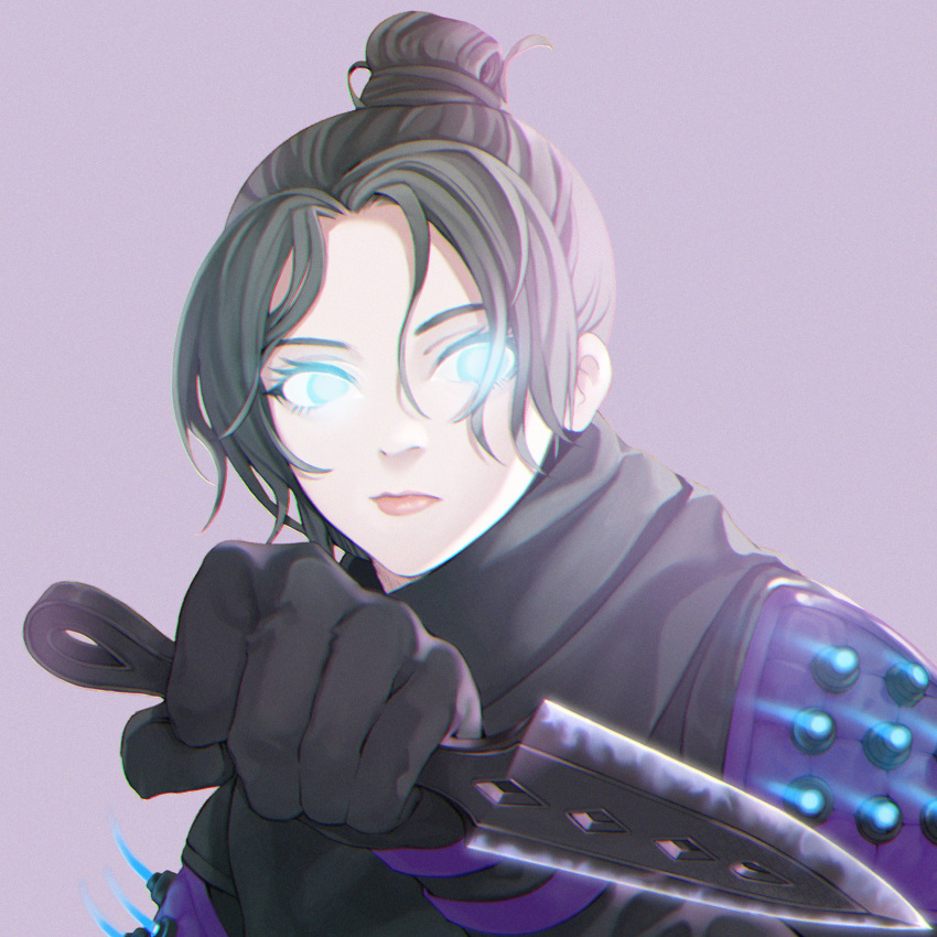 Safebooru - 1girl anemia kwus apex legends bangs black bodysuit black gloves black scarf ...