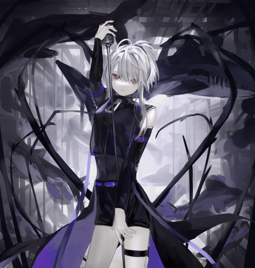 Safebooru 1girl Absurdres Gothic Highres Idol Long Sleeves Looking At