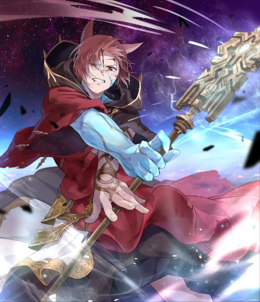 Safebooru - 1boy animal ears babape bangs bleeding blood cat boy cat ...