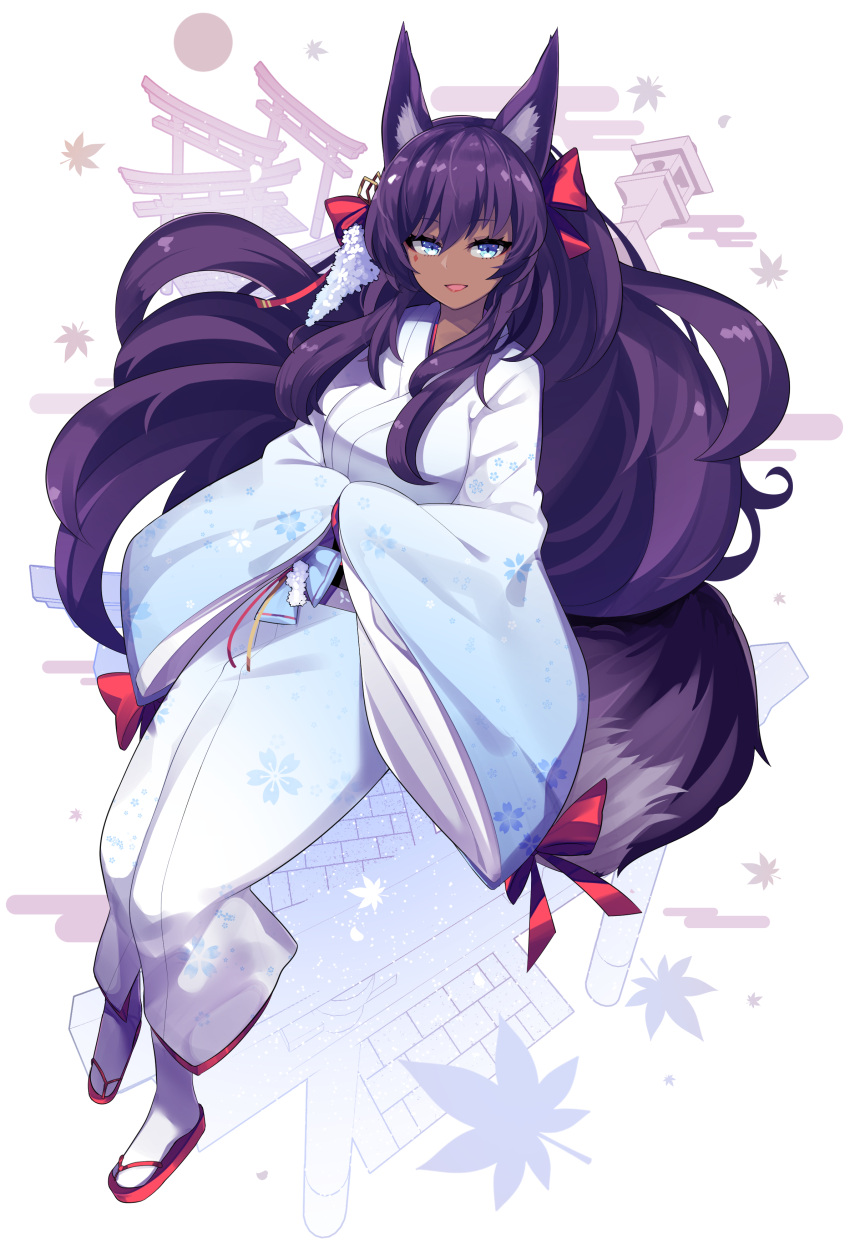 Safebooru - 1girl absurdres aho animal ears bangs blue eyes floating ...