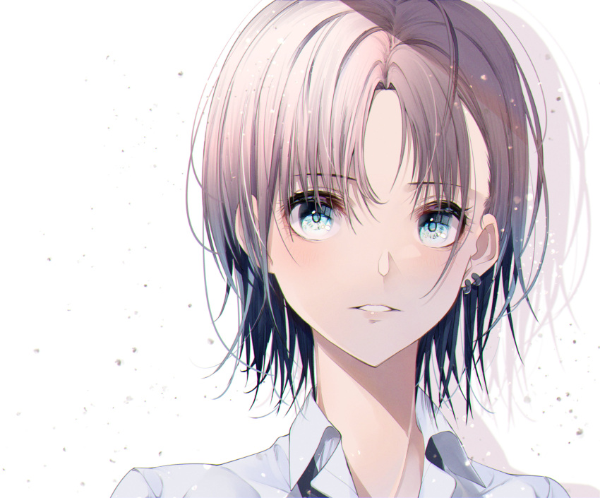 Safebooru - 1girl absurdres ahoge aqua eyes asakura tooru bangs blue hair brown hair commentary ...