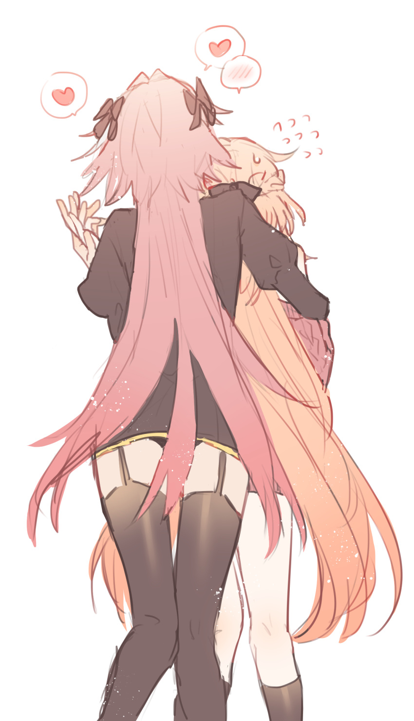 Safebooru - 1boy 1girl absurdres astolfo (fate) blonde hair blush bow fate/apocrypha fate/grand ...