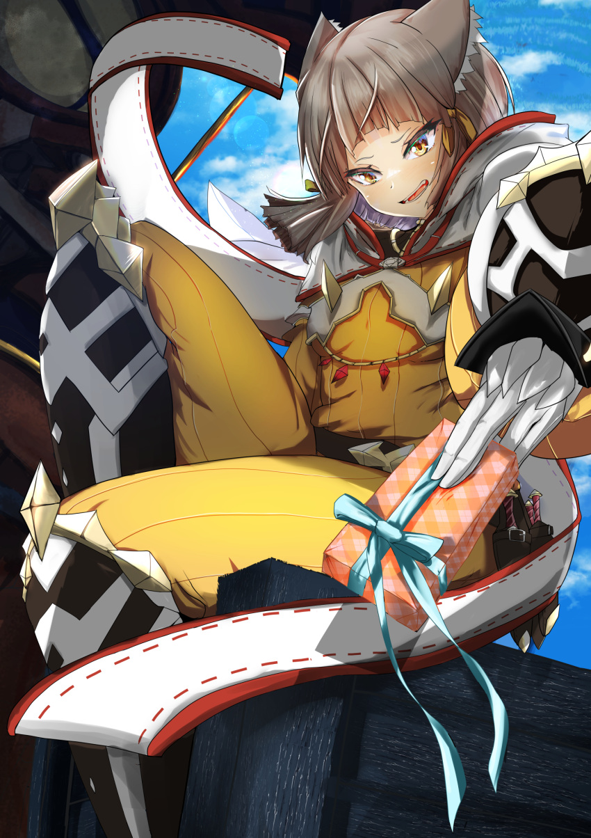 Safebooru - 1girl animal ears bangs blunt bangs bodysuit breasts cat ears facial mark gloves ...