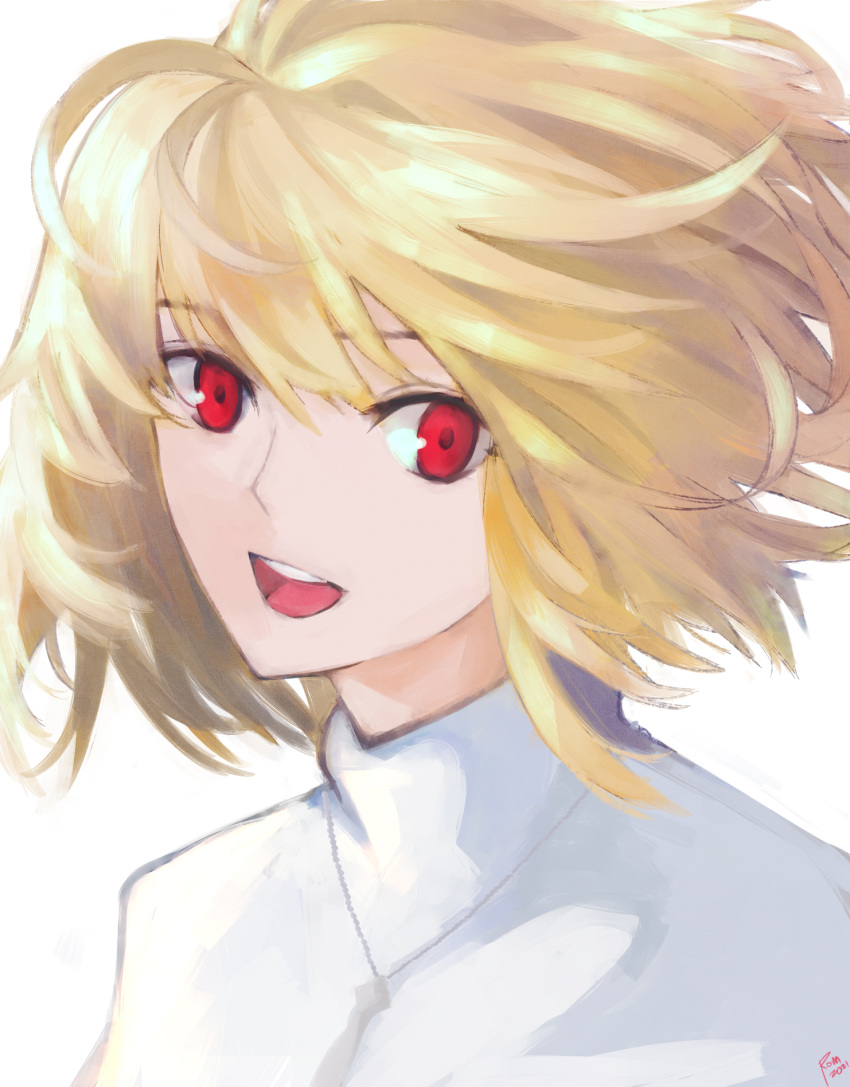 Safebooru - 1girl :d arcueid brunestud bangs blonde hair floating hair ...
