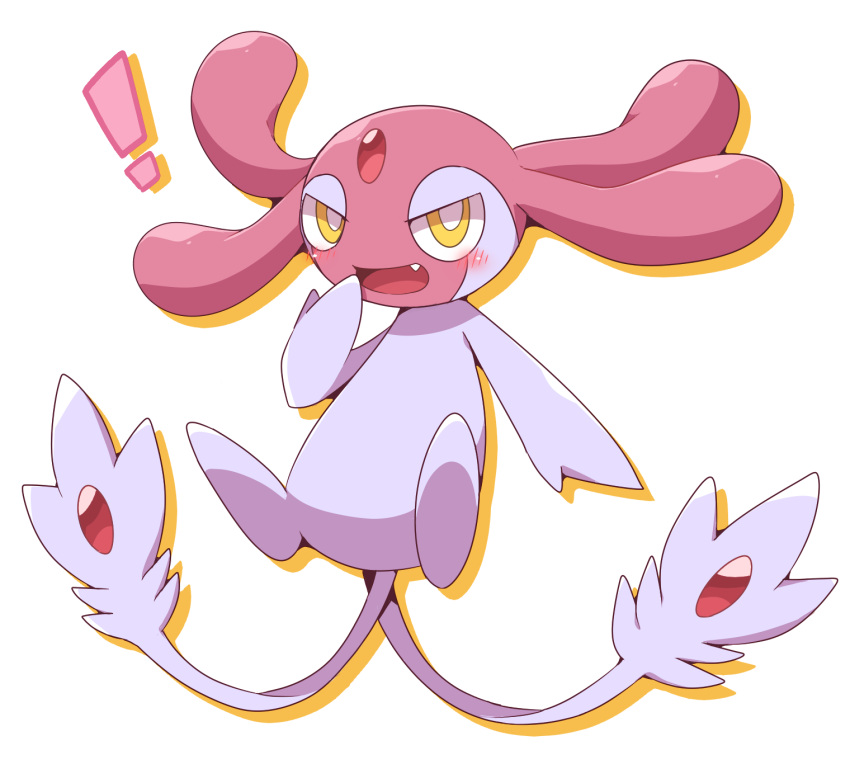 Safebooru - blush bright pupils commentary request drop shadow fang ...