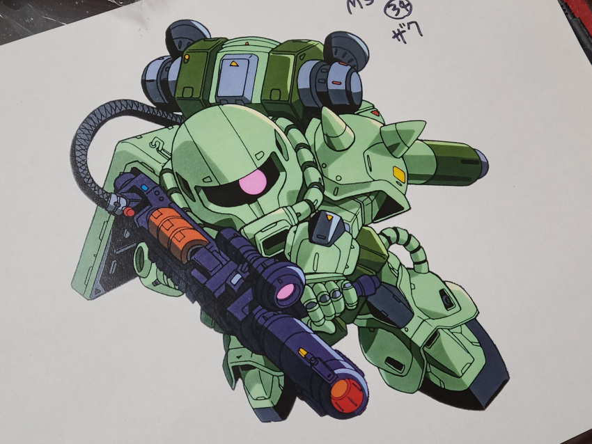 Safebooru - cable chibi gun gundam gundam combat highres hiroyuki taiga ...