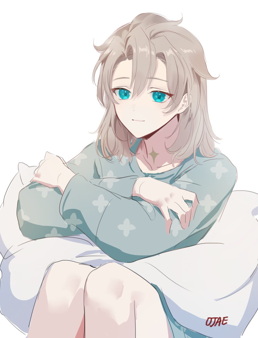 Safebooru - 0jae 1boy albedo (genshin impact) alternate costume alternate hairstyle aqua eyes ...