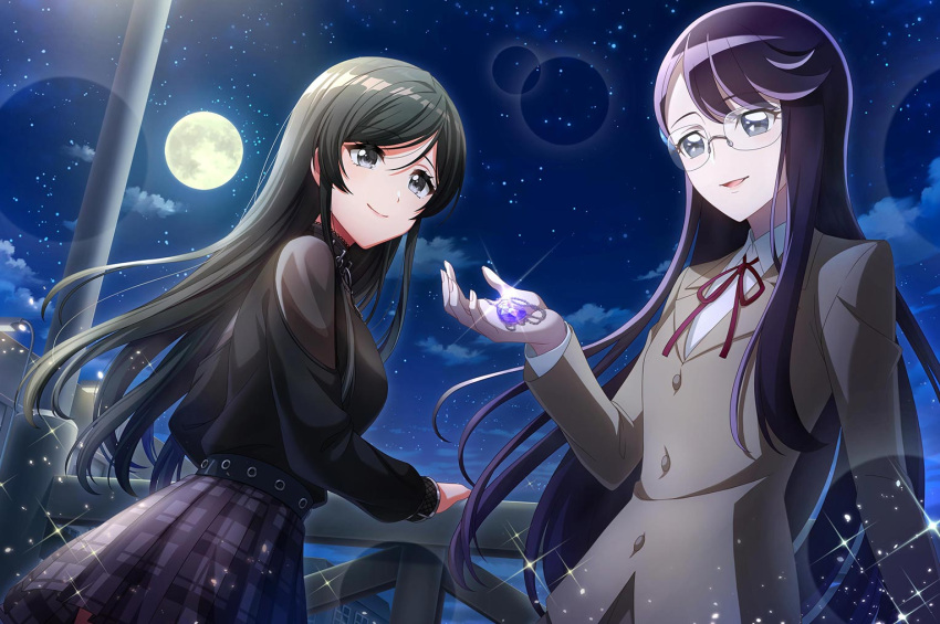 Safebooru - aoyagi tsubaki black eyes black hair d4dj dress long hair smile | 3908067