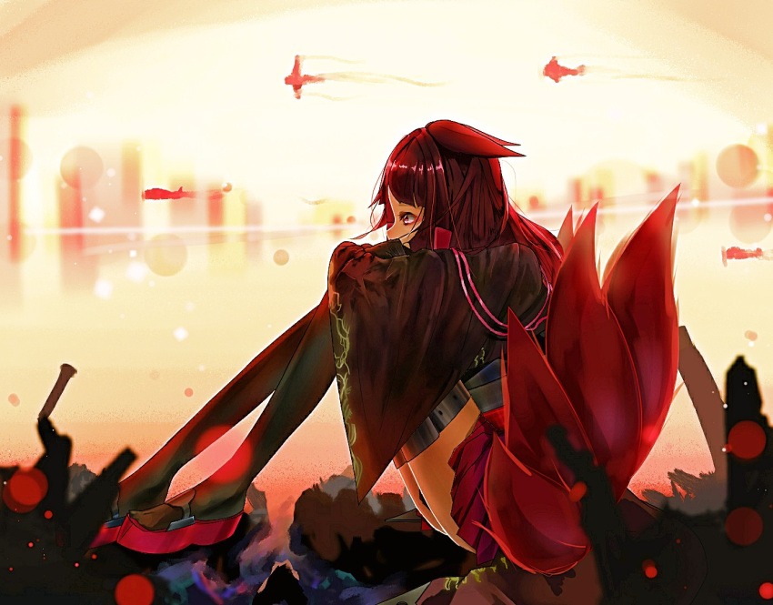 Safebooru - 1girl akagi (azur lane) animal ears azur lane black hair ...