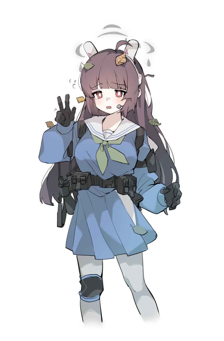 Safebooru - 1girl absurdres animal ears bangs binoculars black gloves ...