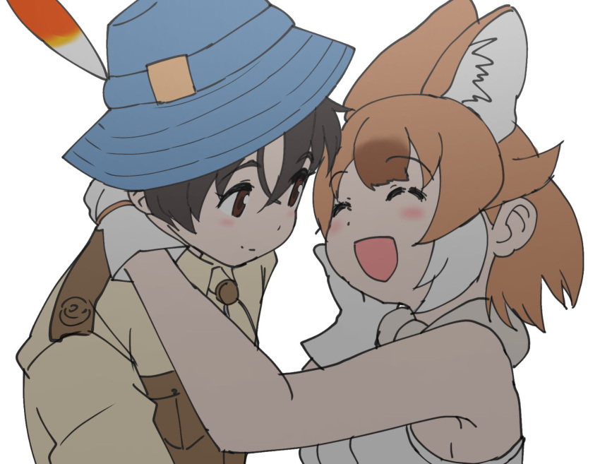 Safebooru - animal ears black eyes black hair captain (kemono friends ...