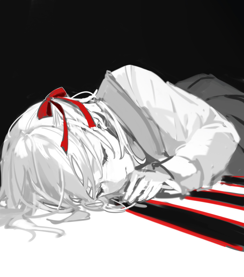 Safebooru - 1girl bad id bad twitter id chyoel closed eyes closed mouth ...