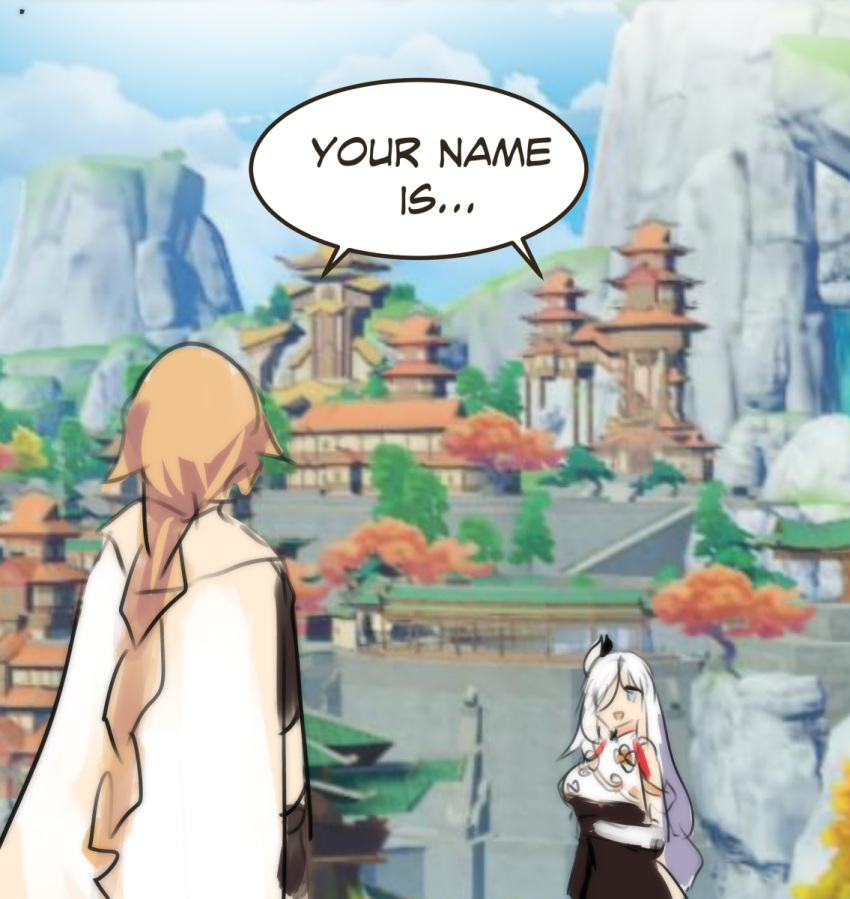 Safebooru - 1boy 1girl aether (genshin impact) blonde hair blue eyes ...