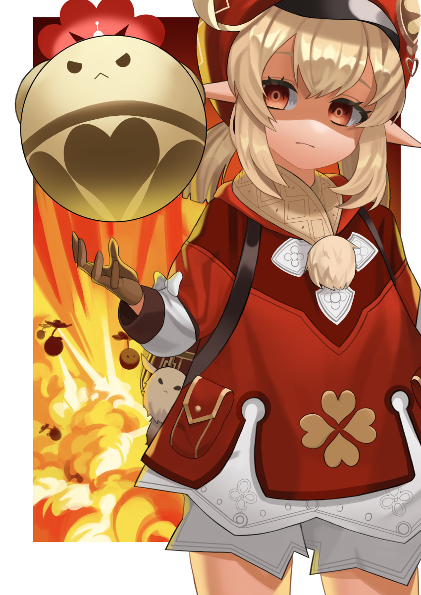 Safebooru - 1girl absurdres ahoge backpack bag bag charm bangs bloomers brown gloves brown scarf ...