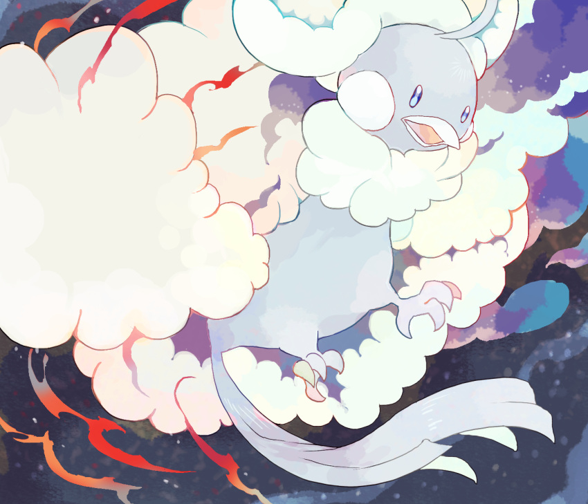 Safebooru - akadako altaria animal focus blue eyes blush stickers claws ...