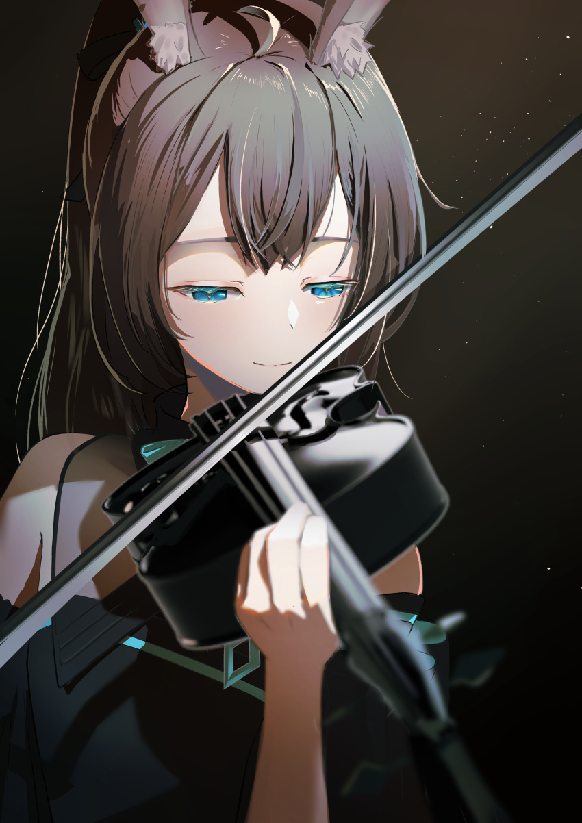 Safebooru - 1girl absurdres ahoge alternate costume amiya (arknights) animal ear fluff animal ...