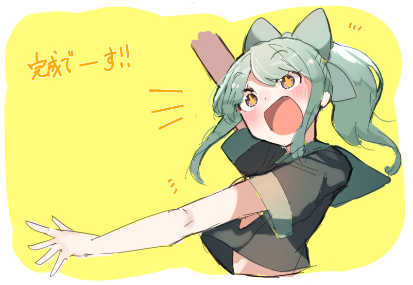Safebooru 1girl Ajifry39 Bow Brown Eyes Grey Hair Grey Sailor 2244