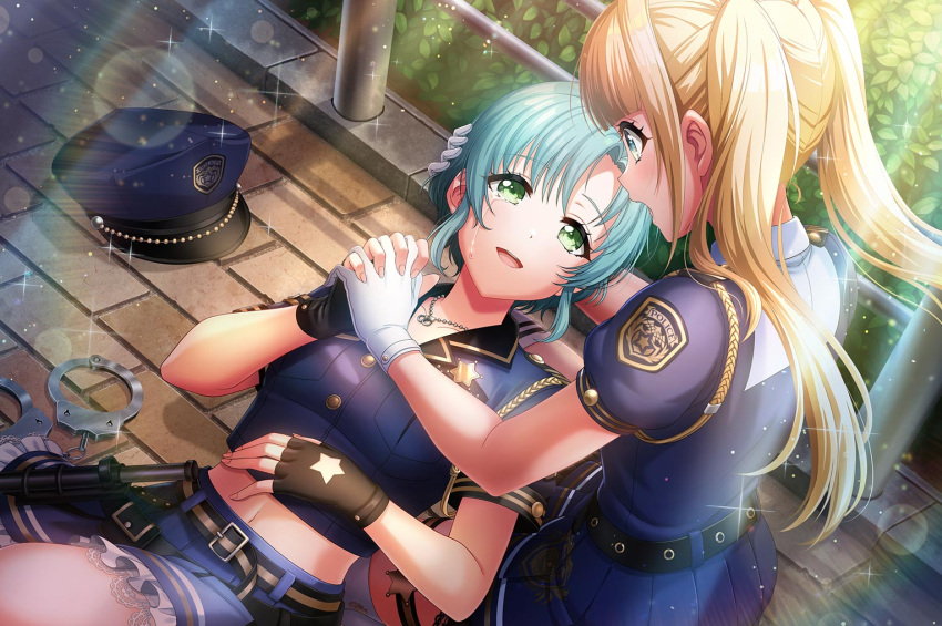 Safebooru - d4dj dress green eyes green hair hanamaki towa short hair smile | 3964499