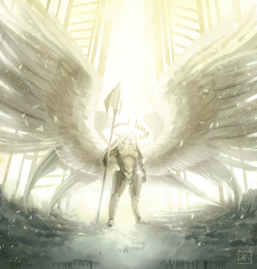 Safebooru - 1other angel armor deadlyninja full body highres multiple ...
