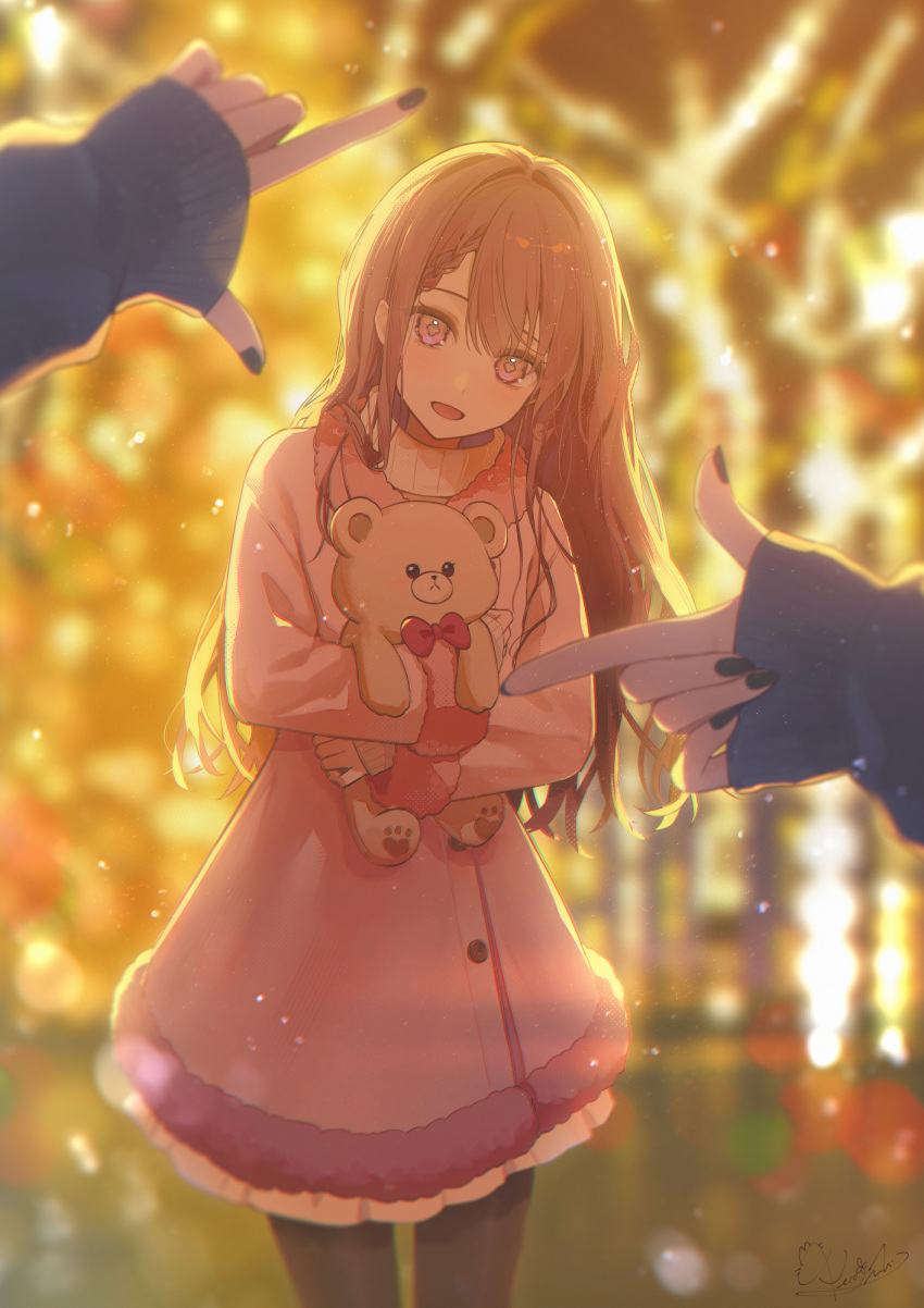 Safebooru - 1girl 2girls backlighting black nails black pantyhose ...