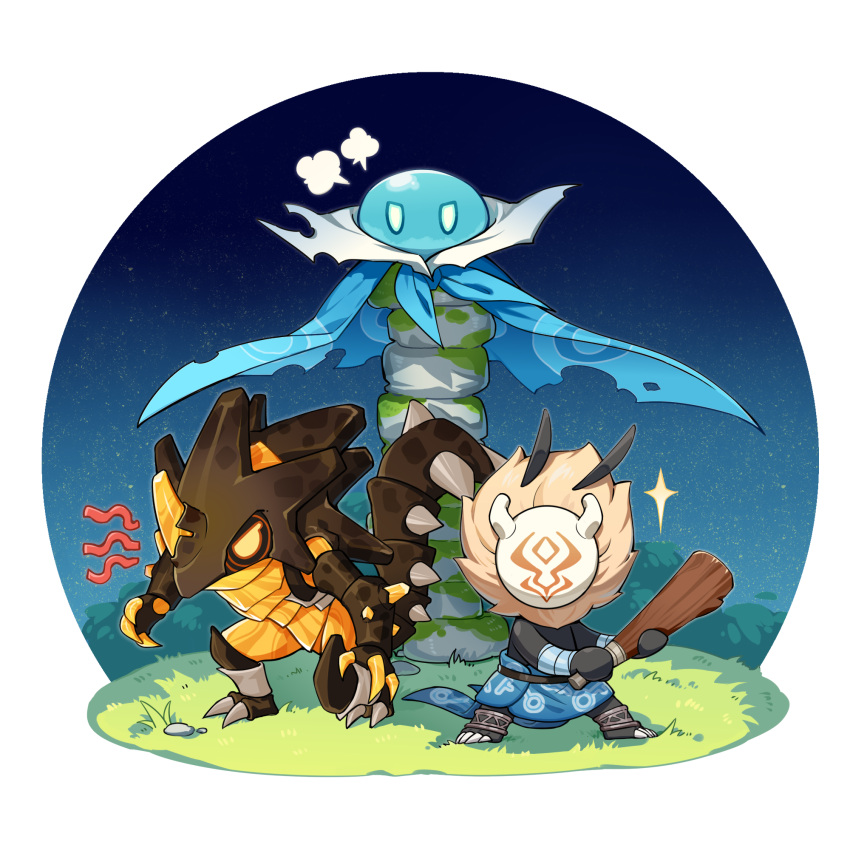 Safebooru - black skin chibi colored skin genshin impact highres ...