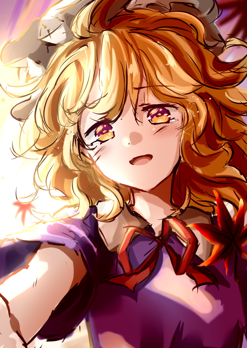 Safebooru - 1girl absurdres blonde hair blush dress hat highres maribel ...