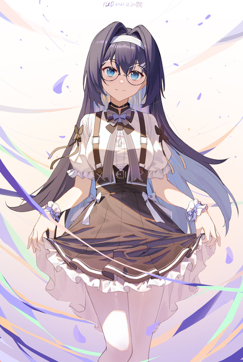 Safebooru 1girl Bangs Black Bow Black Bowtie Blue Eyes Bow Bowtie 4058