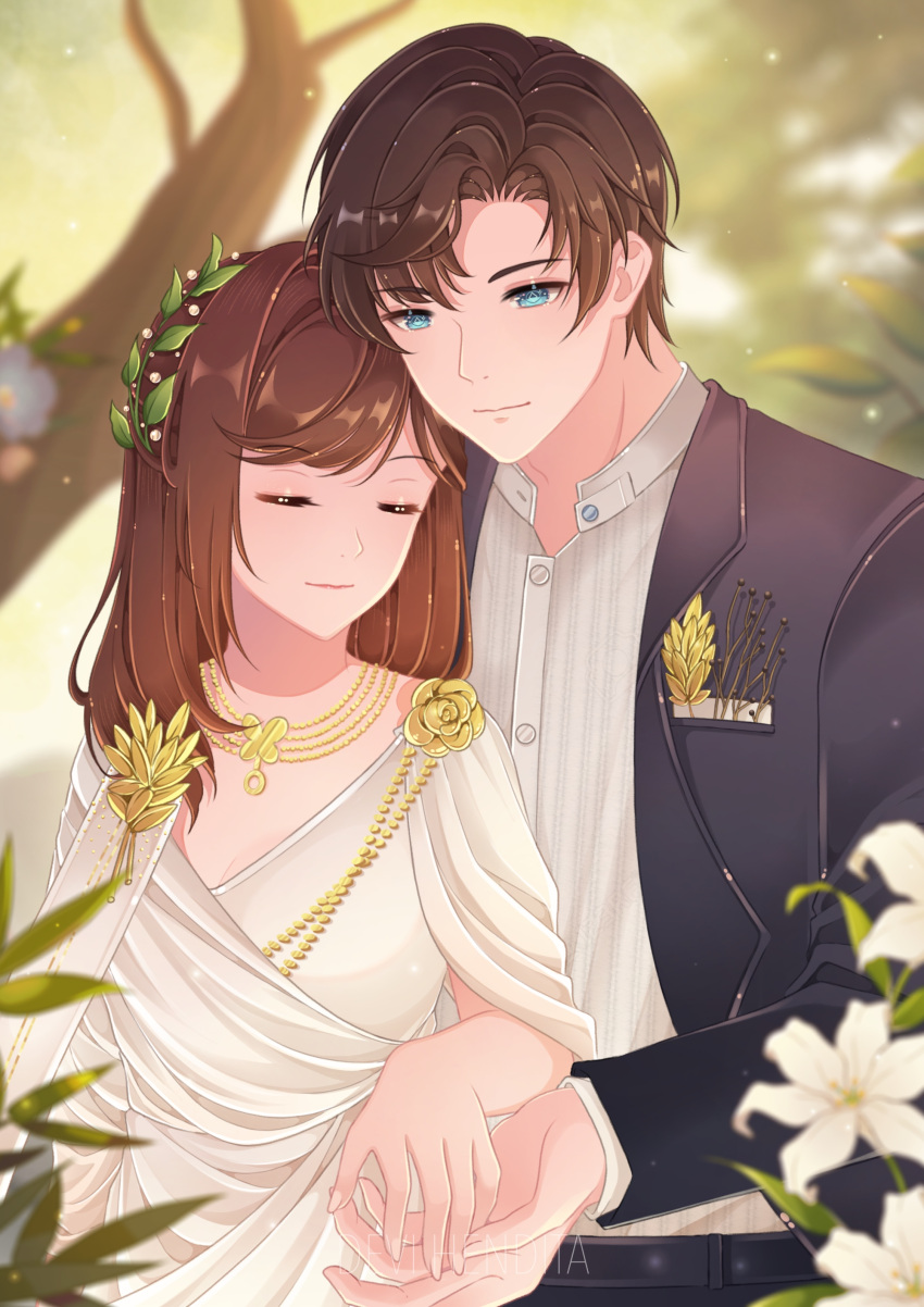 Safebooru 1boy 1girl Absurdres Artem Wing Tears Of Themis Bangs 2595