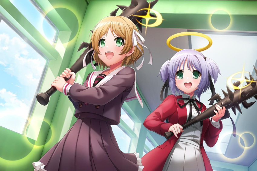 Safebooru - blonde hair d4dj dress green eyes short hair smile takeshita miiko | 4000171