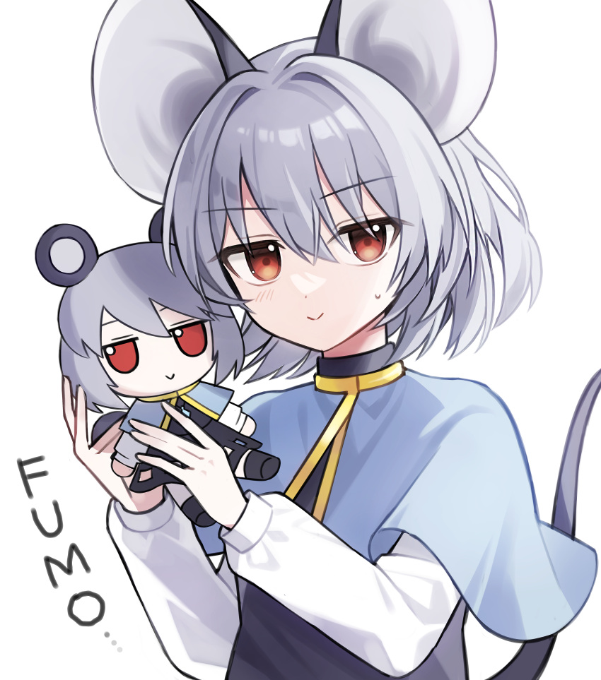 Safebooru - 1girl absurdres animal ears blue capelet capelet character ...