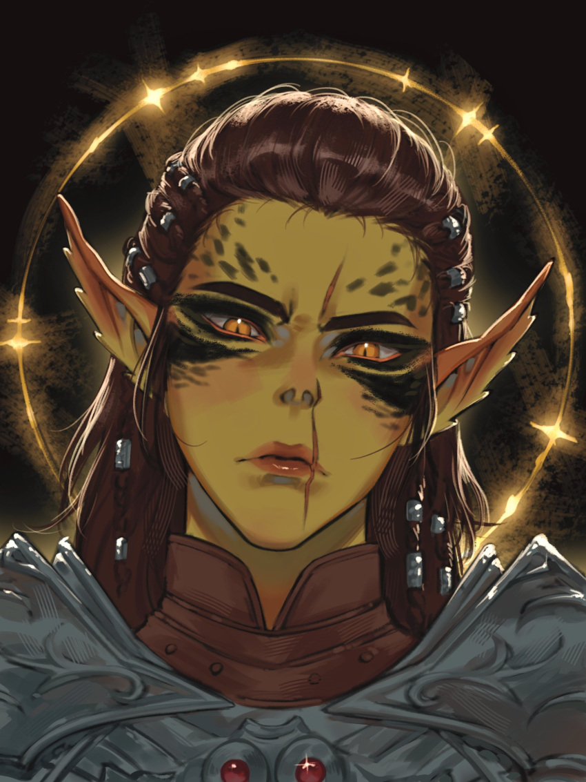 Safebooru - 1girl absurdres armor baldur's gate baldur's gate 3 brown ...