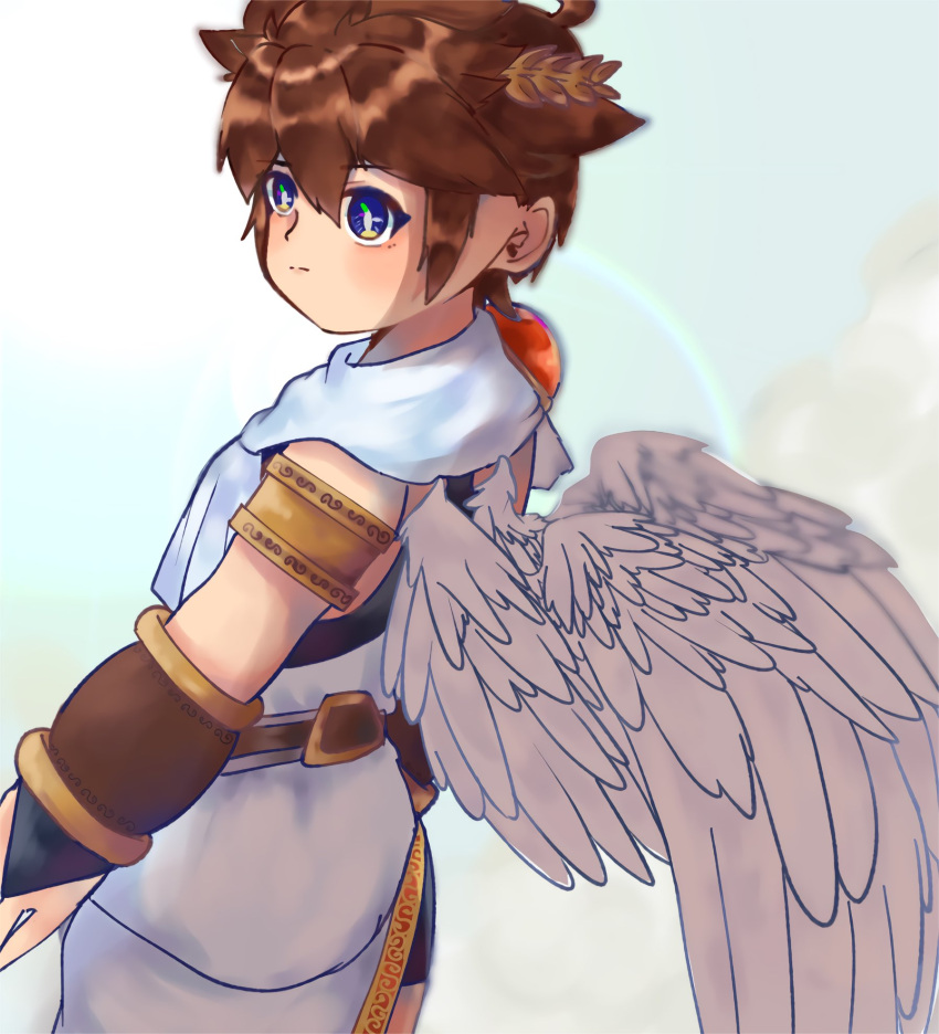 Safebooru - 1boy ahoge ancient greek clothes androgynous angel angel ...