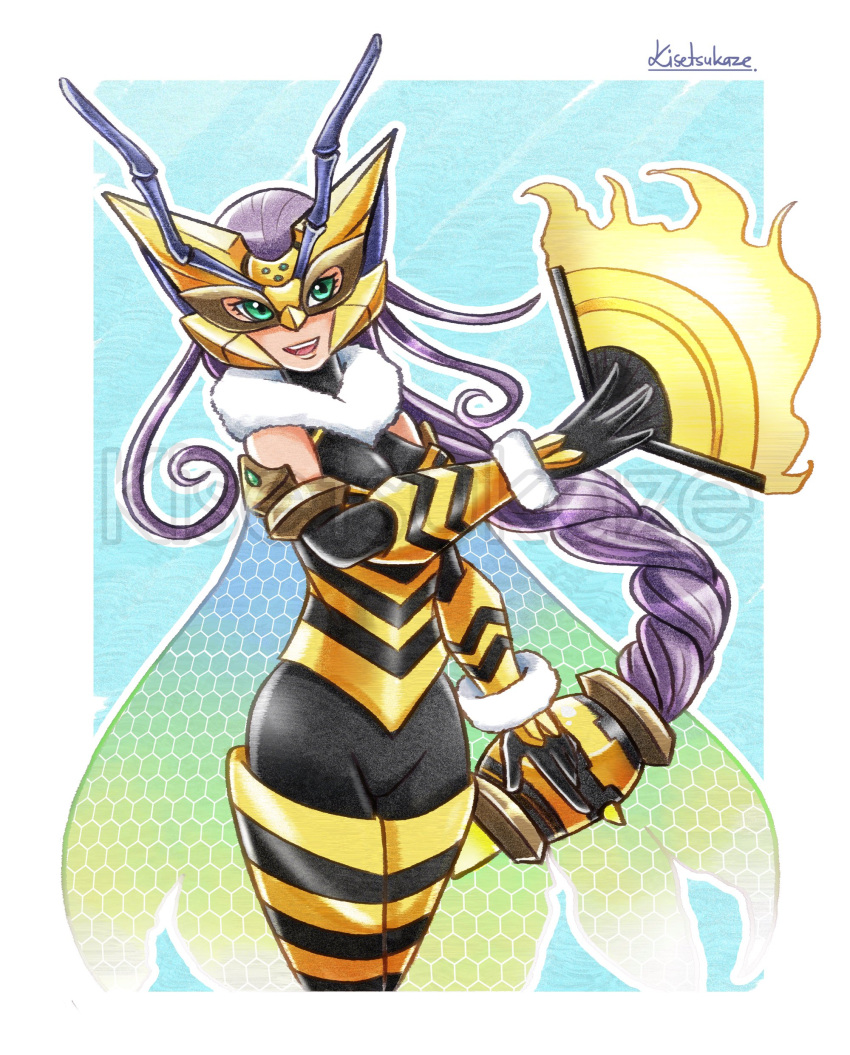 Safebooru - 1girl absurdres bare shoulders black bodysuit blue ...